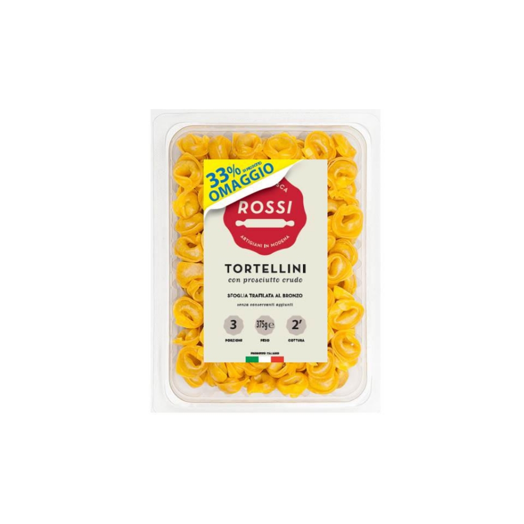 Rossi Pasta Fresca Tortellini Pr/crudo Rossi 375g | Everli