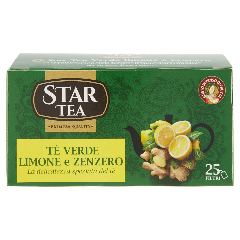 Star Tea Tè Verde Limone e Zenzero 25 x 1,7 g | Everli