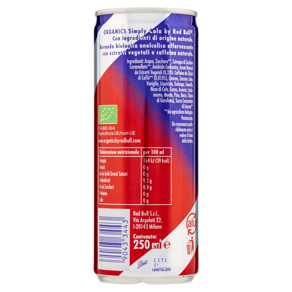 Organics By Red Bull Simply Cola Bio | Supermercato24