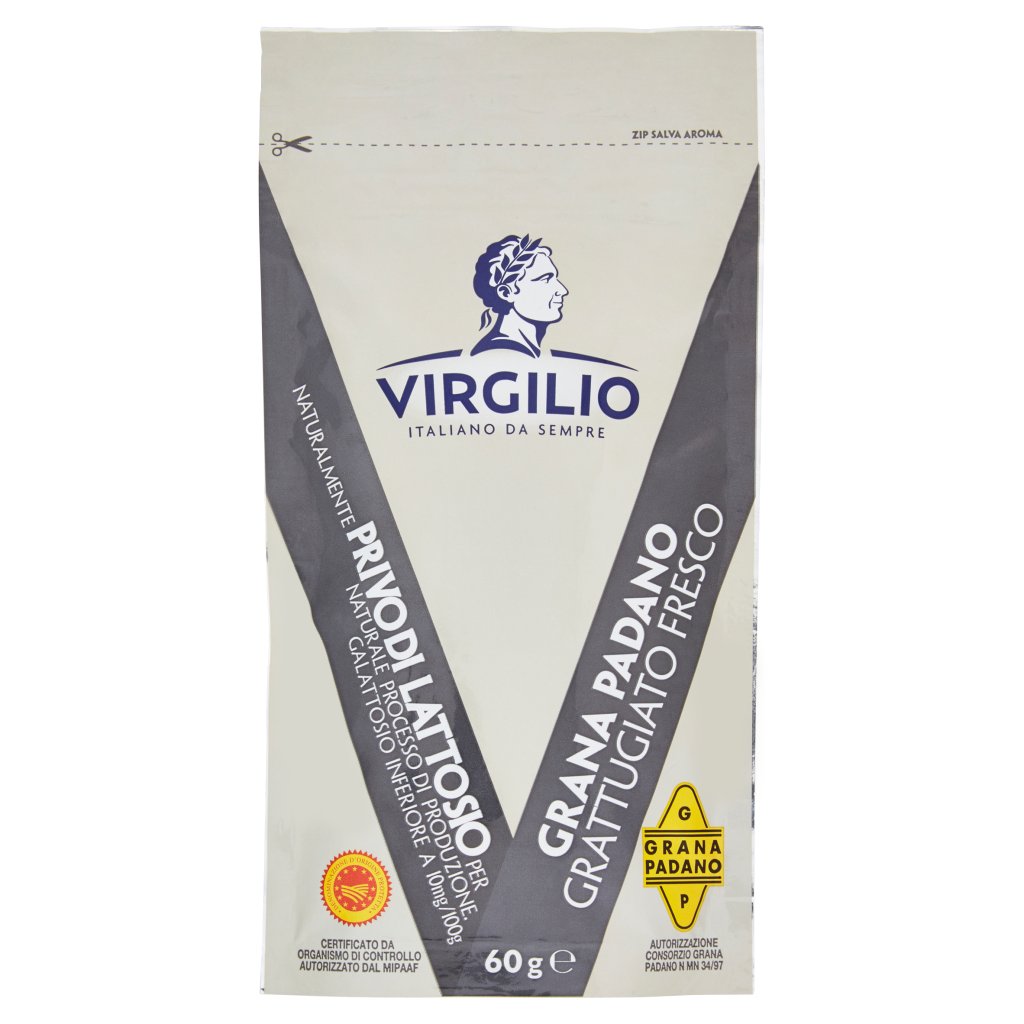 Virgilio Grana Padano Grattugiato Fresco | Supermercato24 Virgilio Grana Padano Grattugiato Fresco | Supermercato24