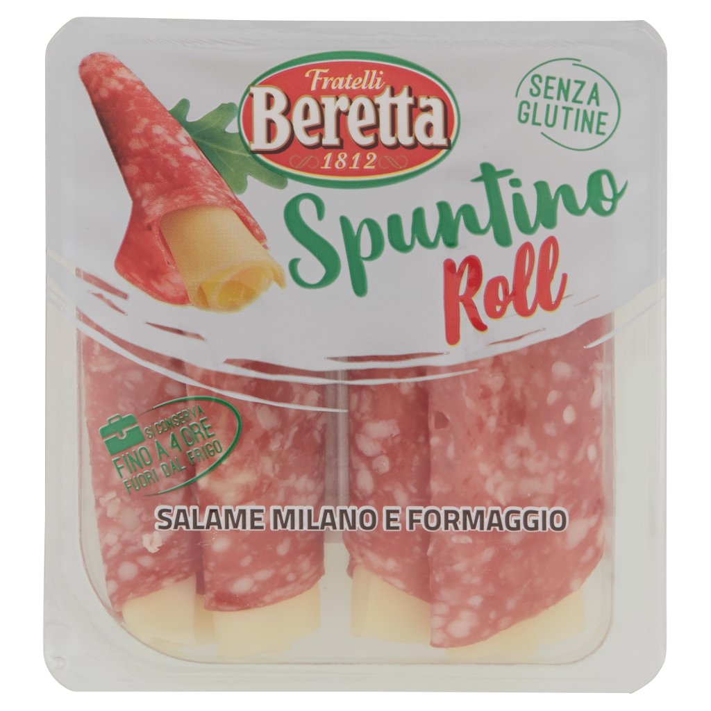 Fratelli Beretta Spuntino Roll Salame Milano e Formaggio | Everli