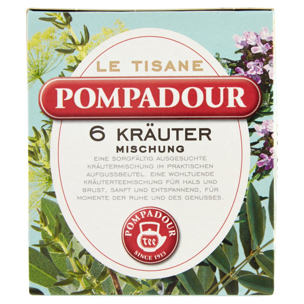 Pompadour Le Tisane Wellness 6 Erbe | Everli