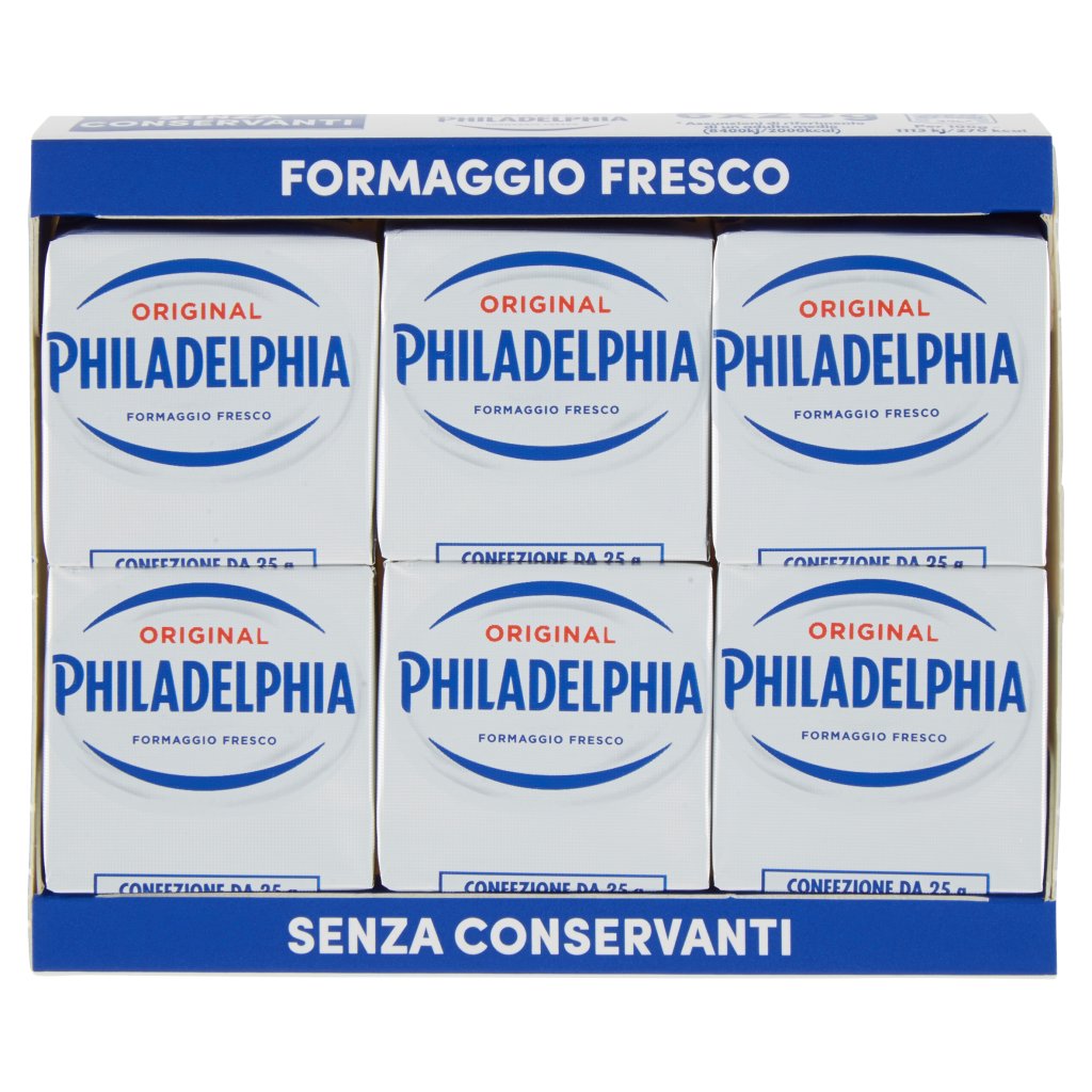 Philadelphia Original Classico Formaggio Fresco 6x25g | Supermercato24